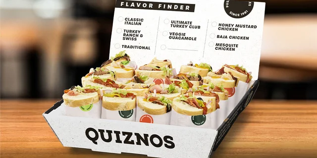 Quiznos Catering in Fresno, CA - 1595 N Peach Ave Ste 101 - Delivery ...